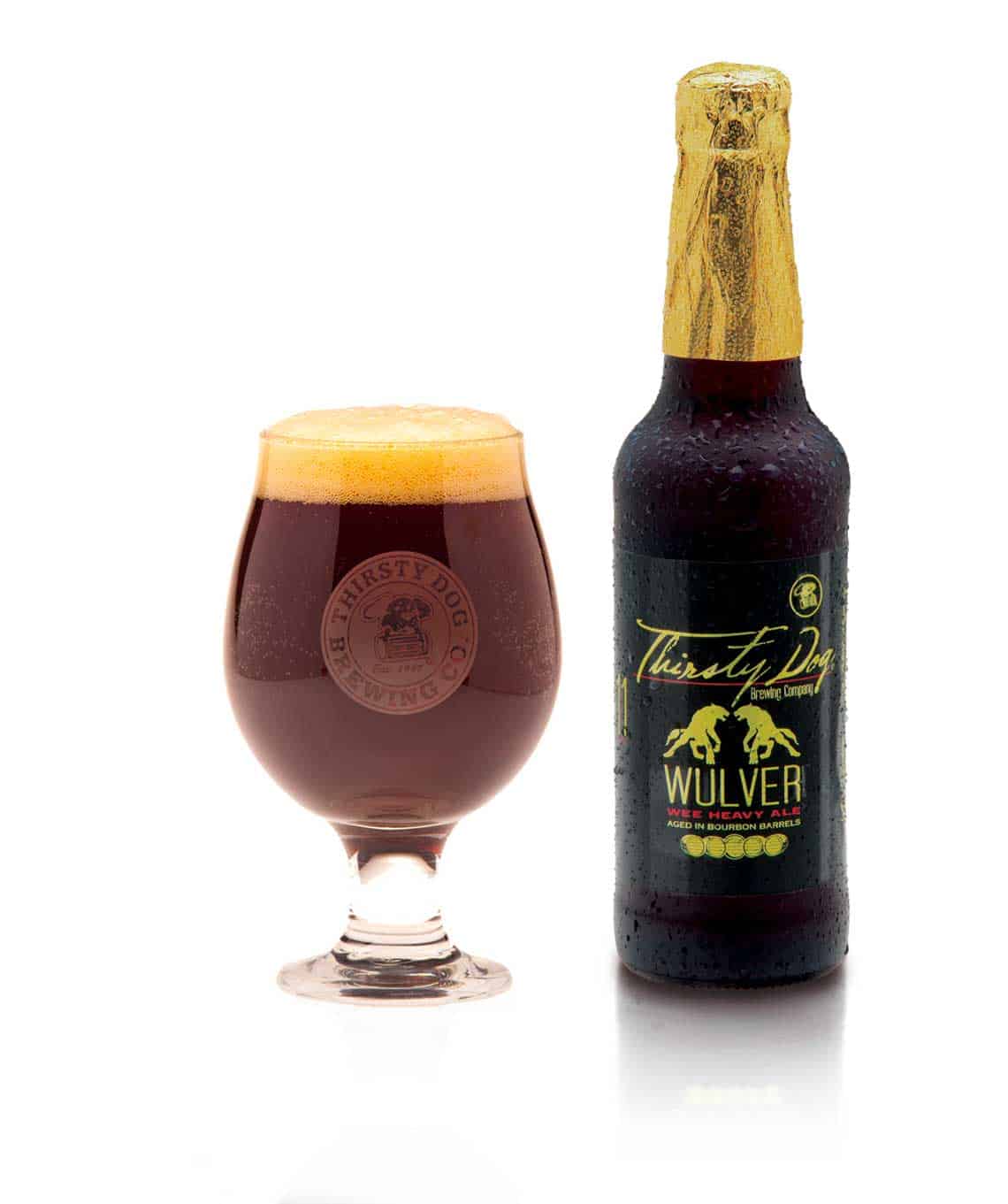 Barrel Aged Wulver Wee Heavy | Thirsty Dog Brewing Co.