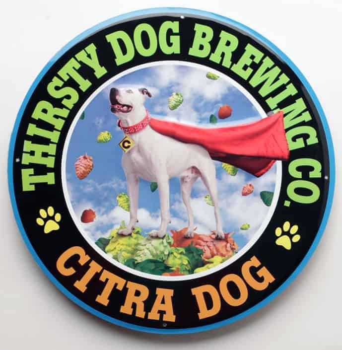Citra Dog- LED Sign | Thirsty Dog Brewing Co.